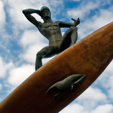 What's The Story Behind The Giant Surfer Statue In Cocoa Beach ...